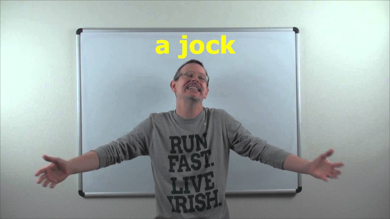 Learn English: Daily Easy English Expression 0698: a jock - YouTube