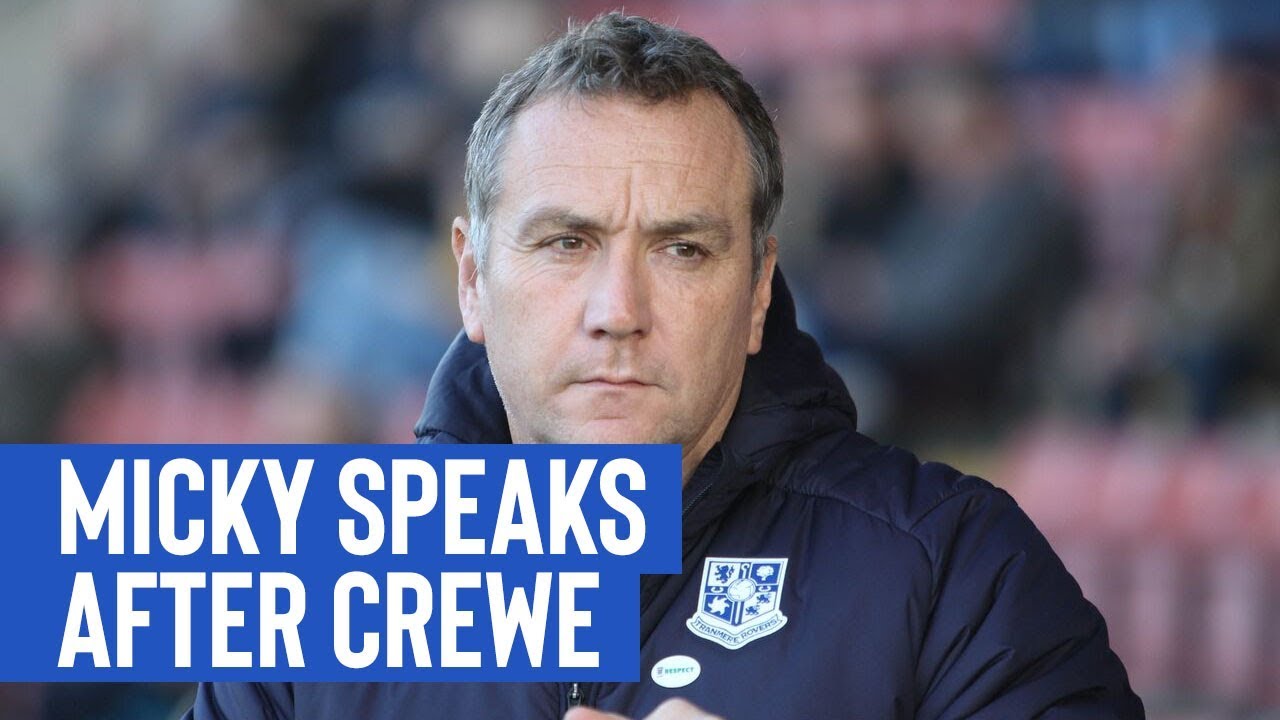 Post Match | Micky Mellon (Crewe Alexandra) - YouTube