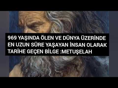 Dünyada en uzun yaşayan insan!! METUŞELAH (969 yıl 🙄)