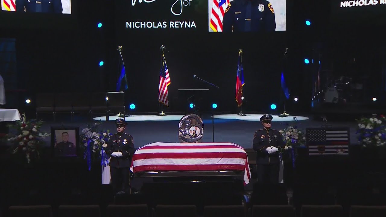 Watch: Funeral services for fallen officer Nicholas Reyna - YouTube