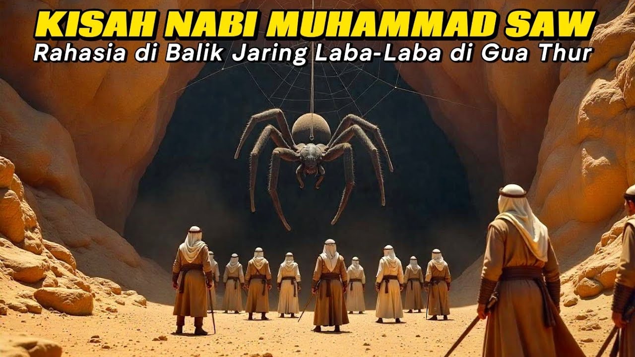 Kisah Rasulullah : Laba - laba Menolong Nabi Muhammad SAW atas izin ...