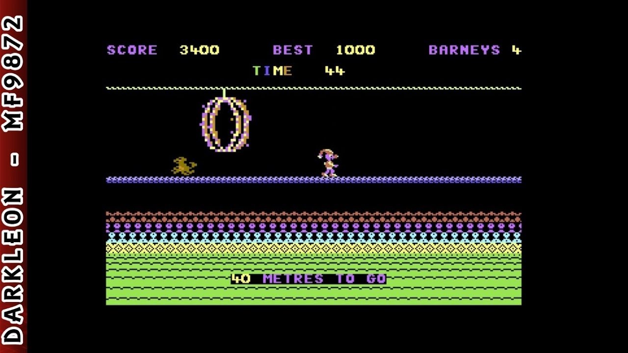 Commodore C64 - Bigtop Barney (1984) - YouTube