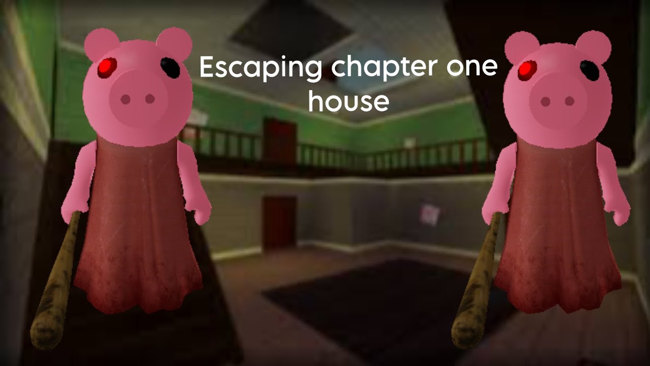 Escaping chapter 1 house! |roblox piggy| - YouTube