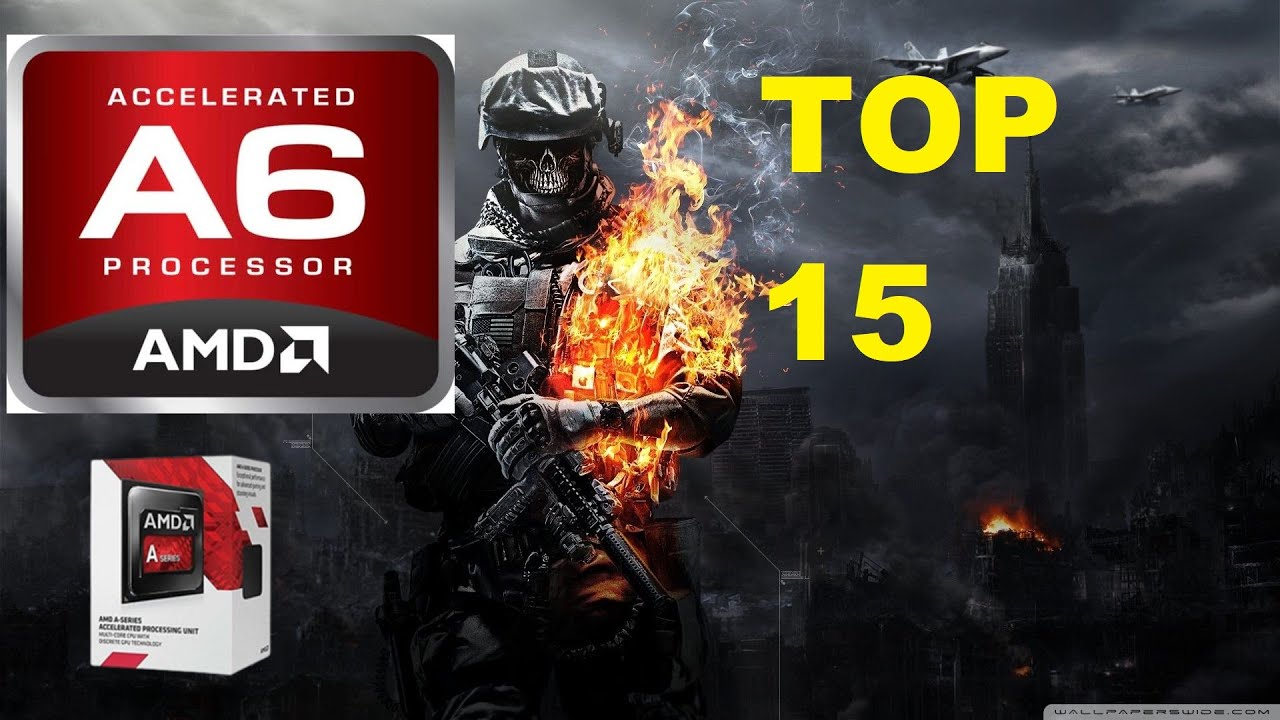 Top 15 Jogos, que roda no processador A6-7480 RADEON R5 - YouTube