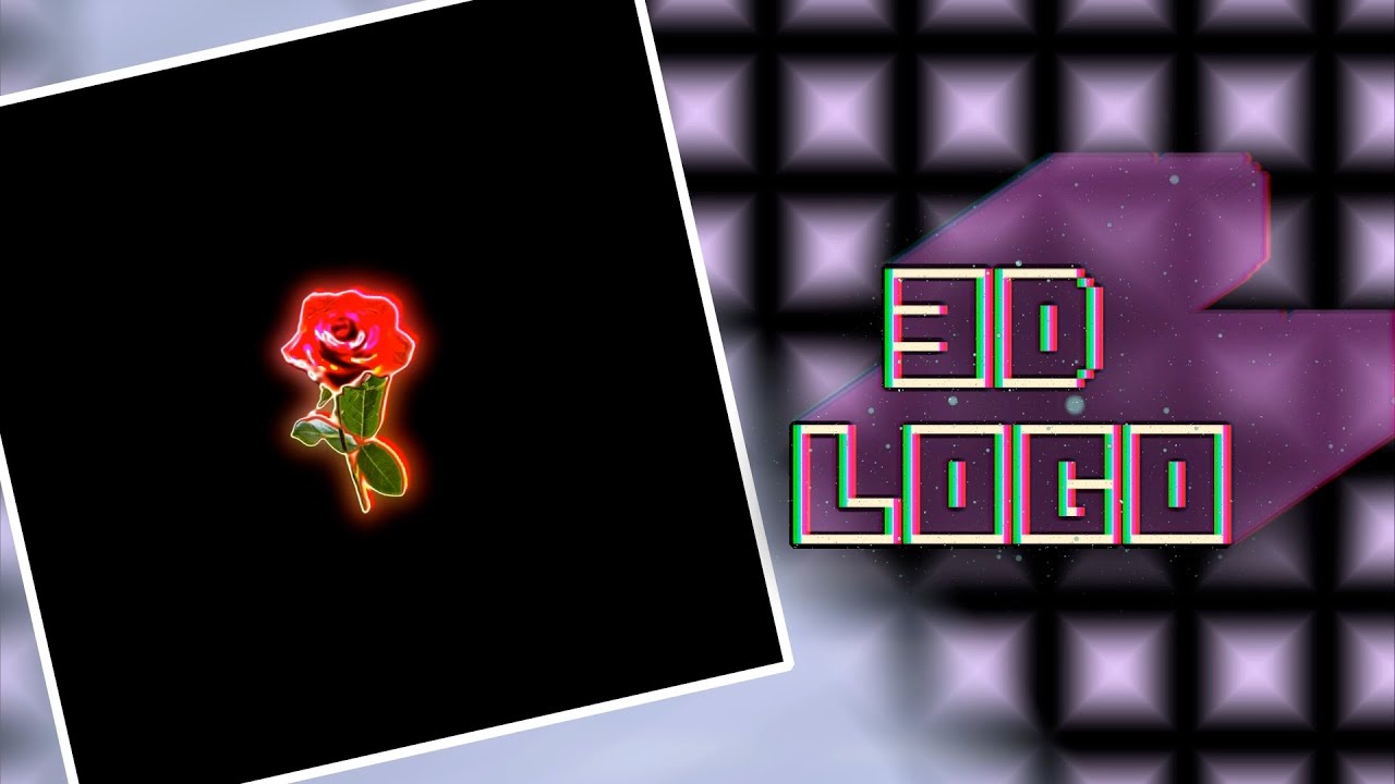 3D logo tutorial on alight motion / how to make a free logo on alight ...