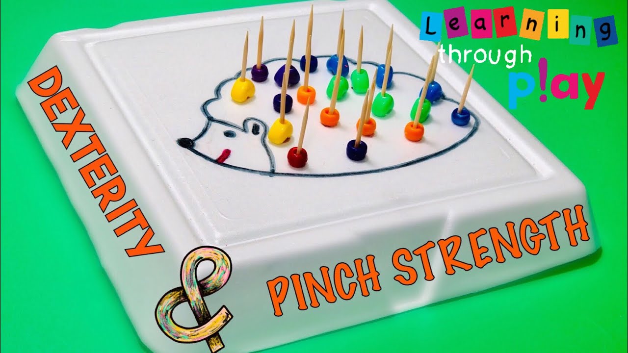 HAND STRENGTHENING with Toothpicks l OT Telehealth l Occupational ...