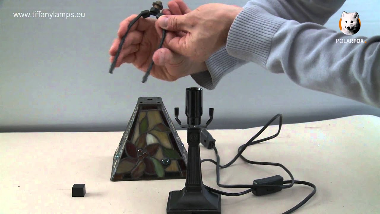 Tiffany-lamp installation instruction table lamp - YouTube