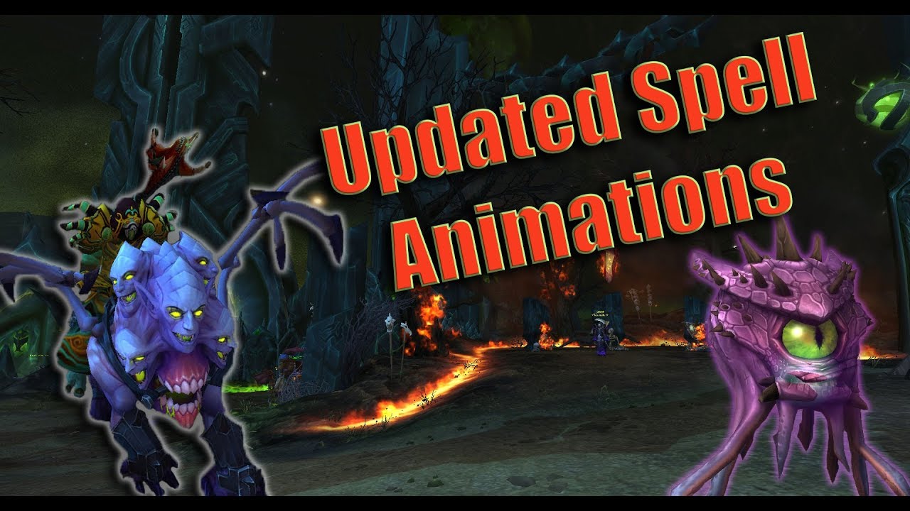 Battle for Azeroth (Beta) - Warlock Updated Spell Animations! Affliction and Demonology ...
