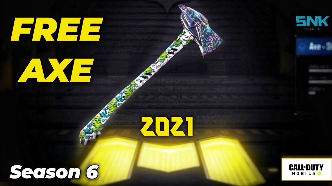 How To Claim Free AXE In Cod Mobile Season 6 2021| Get Free AXE ...