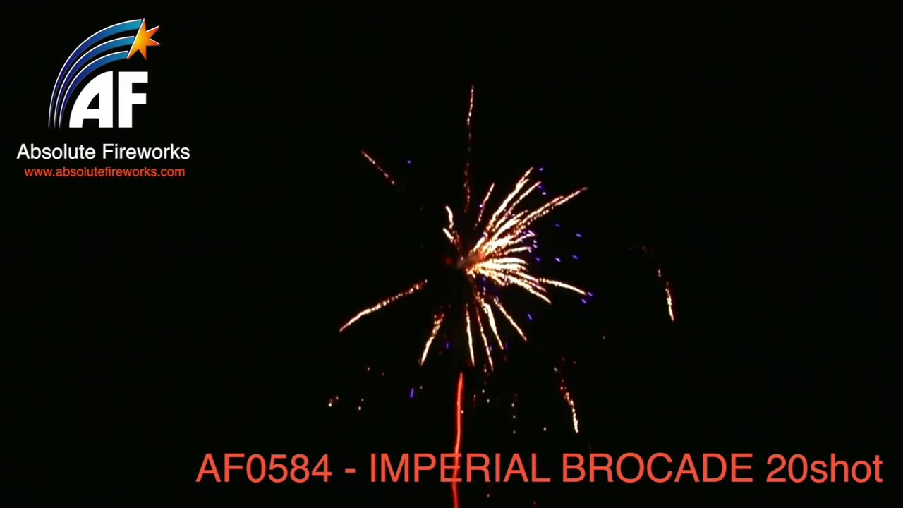 Absolute Fireworks Imperial Brocade Stock Video - YouTube