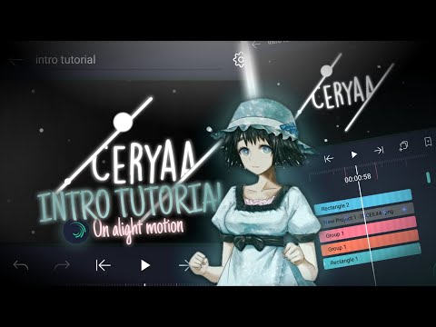 Intro AMV tutorial | alight motion