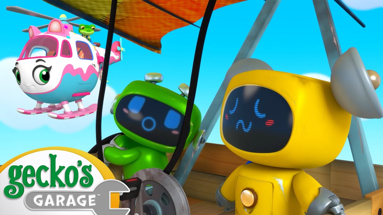 Flying Mechanicals | Gecko's Garage | Moonbug Kids - Play and Learn ...
