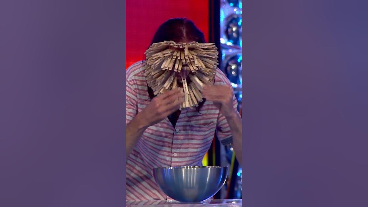 Most Clothes Pegs Clipped On The Face 161 By Garry Turner 🏴 Youtube