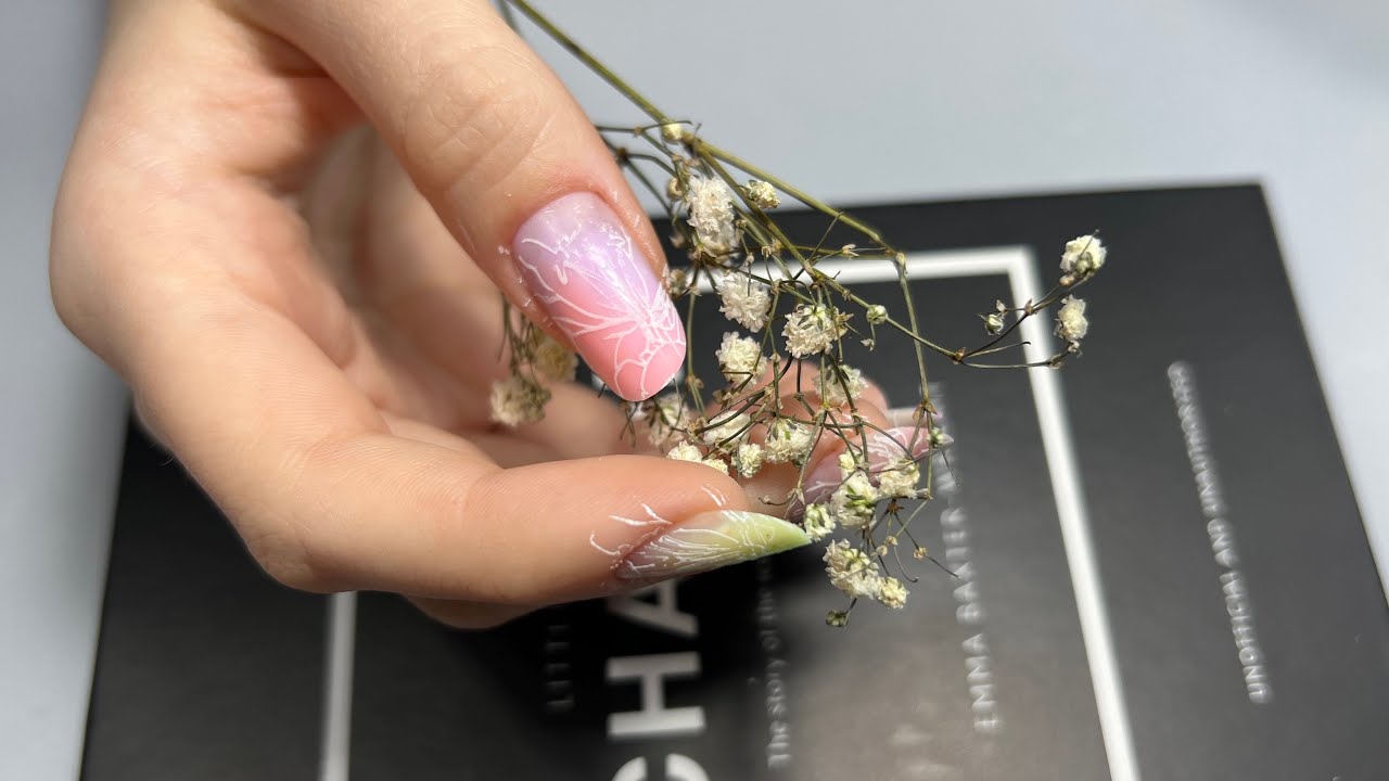 Tutorial unghii: Oval slim din intretinere cu tips - YouTube