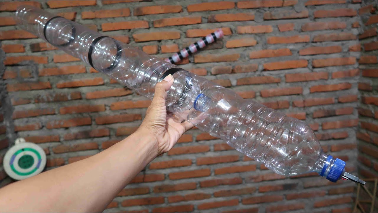 Cara membuat meriam spirtus dari botol aqua - YouTube