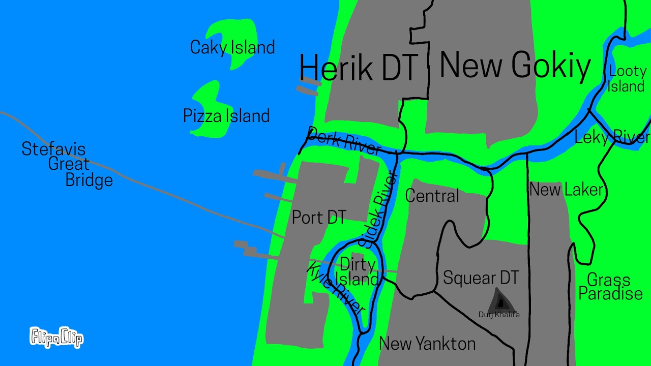 Map Of Davis Island's Capital: Devuras - YouTube