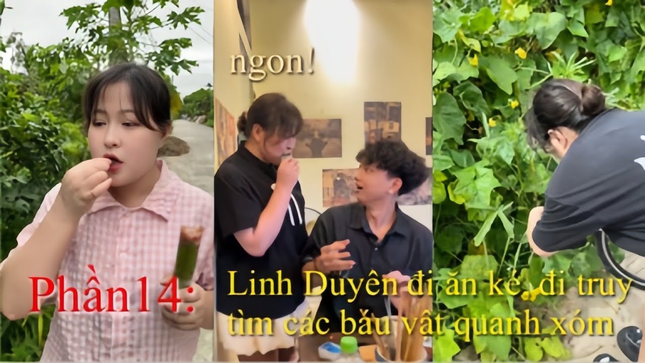 P14: Linh Duyên Đi Ăn Ké, Đi Ăn Quanh Xóm Tìm Đồ Ăn - YouTube