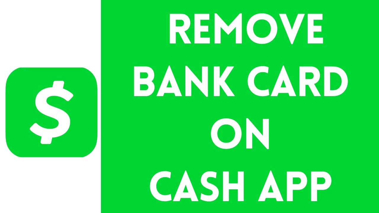 How to Remove Bank Card on Cash App 2024 - YouTube