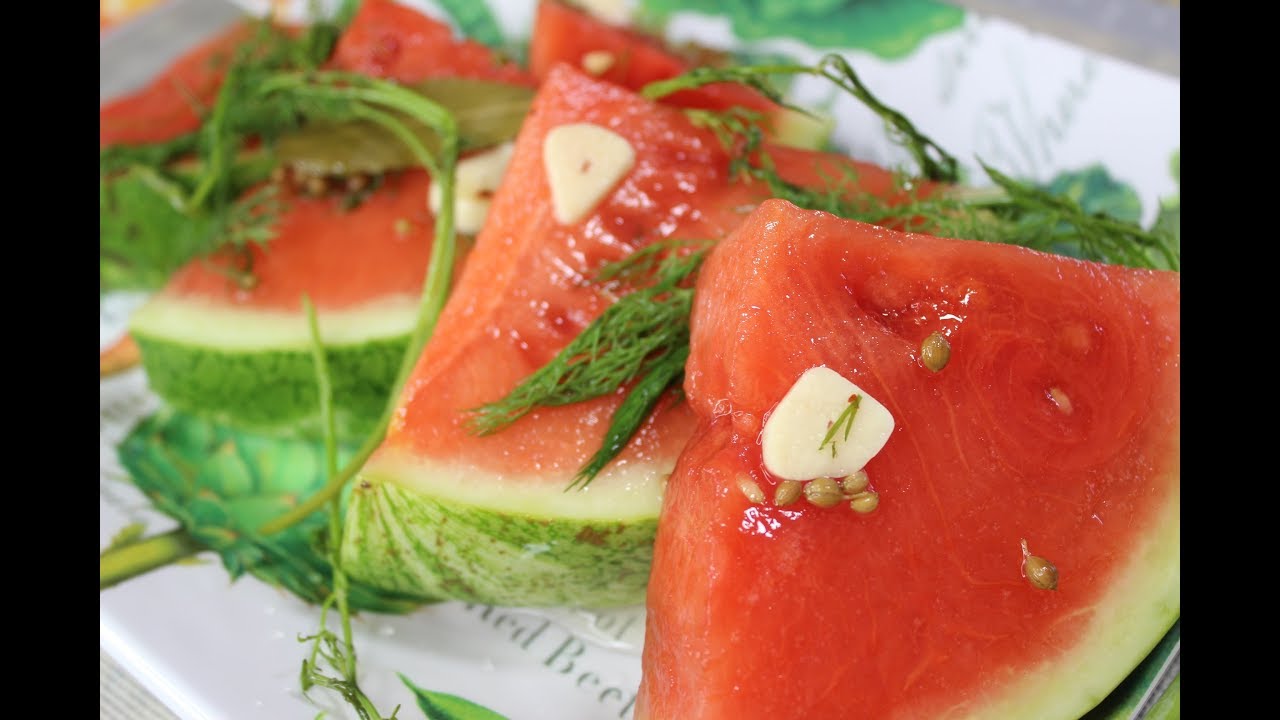 Pickled Watermelon! Perfect for those summer barbecues! - YouTube