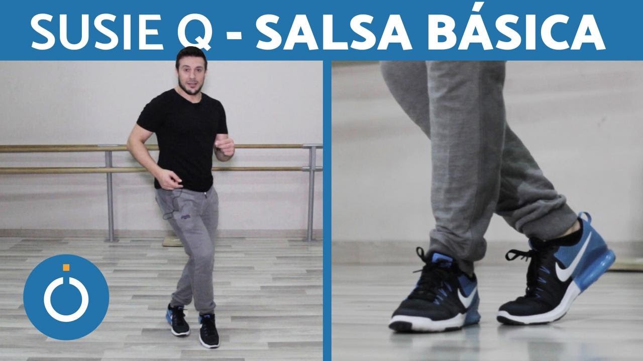 PASO BÁSICO DE SALSA - Susie Q para principiantes - YouTube