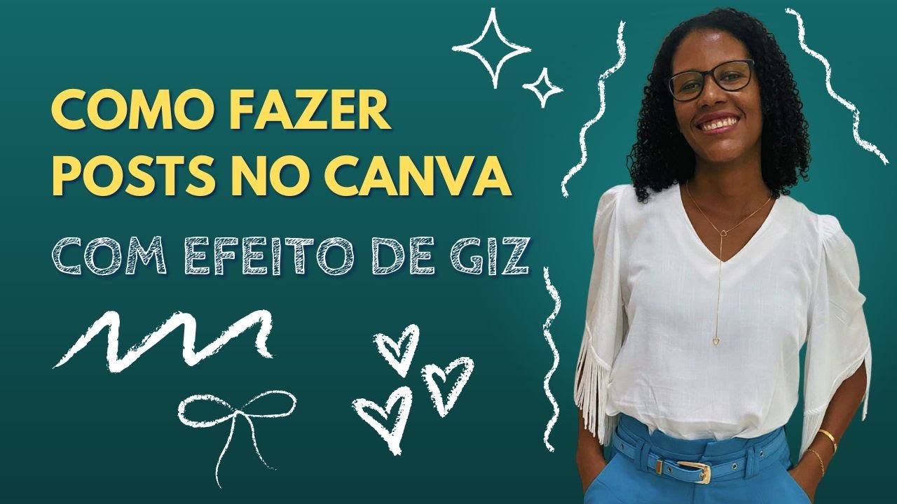 🎨 Como Fazer Post no Canva com Efeito de Giz - Passo a Passo Fácil ...