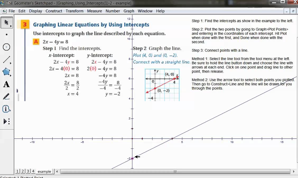 Graphing Using Intercepts Video Directions - YouTube