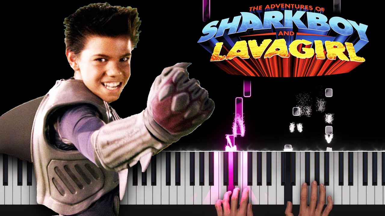 The Adventures of Sharkboy and Lavagirl - Dream song - Piano tutorial ...