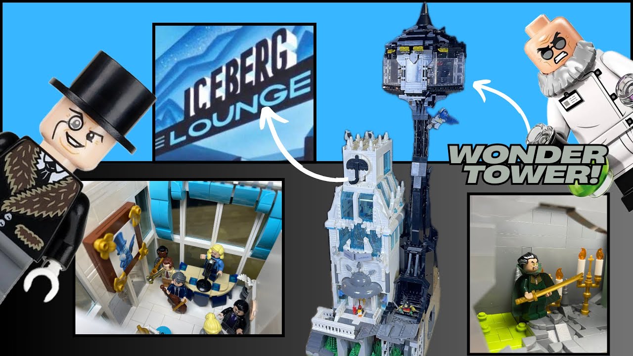 Lego Iceberg Lounge & Wonder Tower / Gotham City Part 8 MOC!! - YouTube