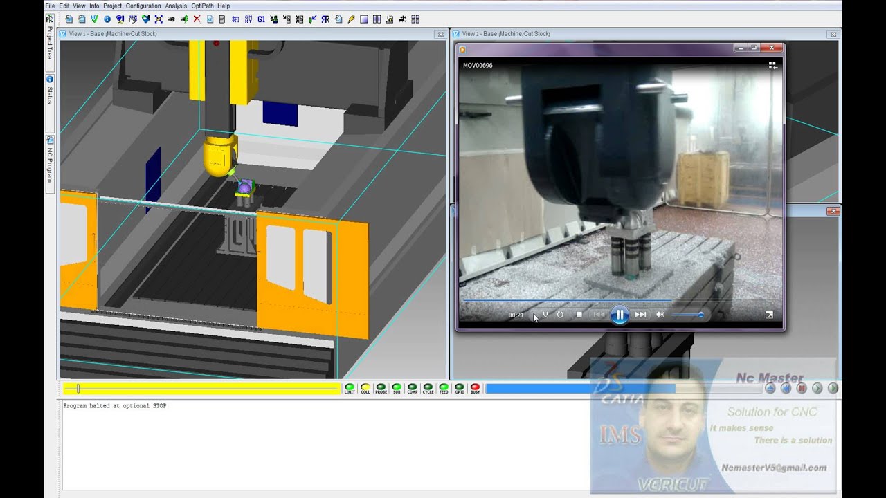 Vericut Parpas X-63 (NcMasterV5.blogspot.com Project) - YouTube
