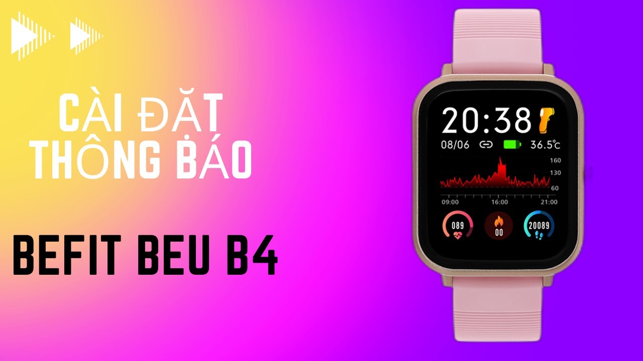 Befit Beu B4 - Cài đặt thông báo, kết nối trên Iphone. - YouTube