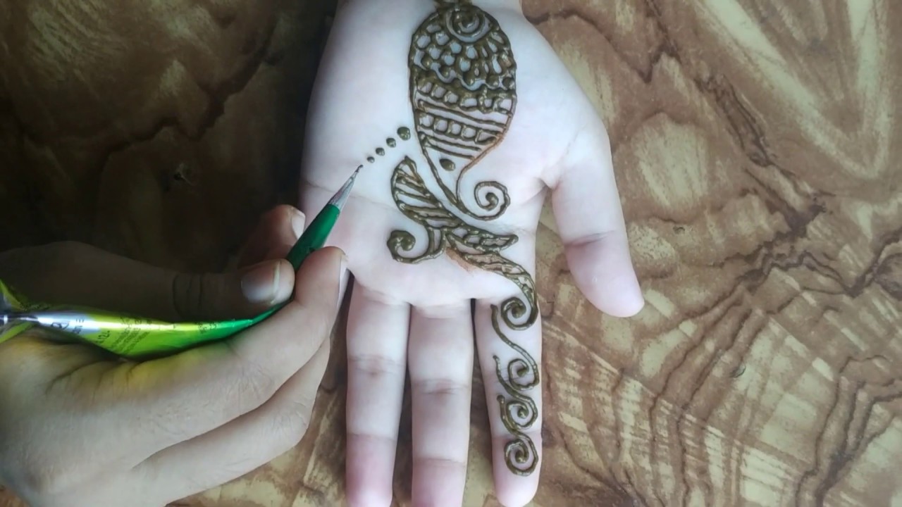 Mehedi desing for hand//Mehedi//Henna mehedi desing//Most stylish ...