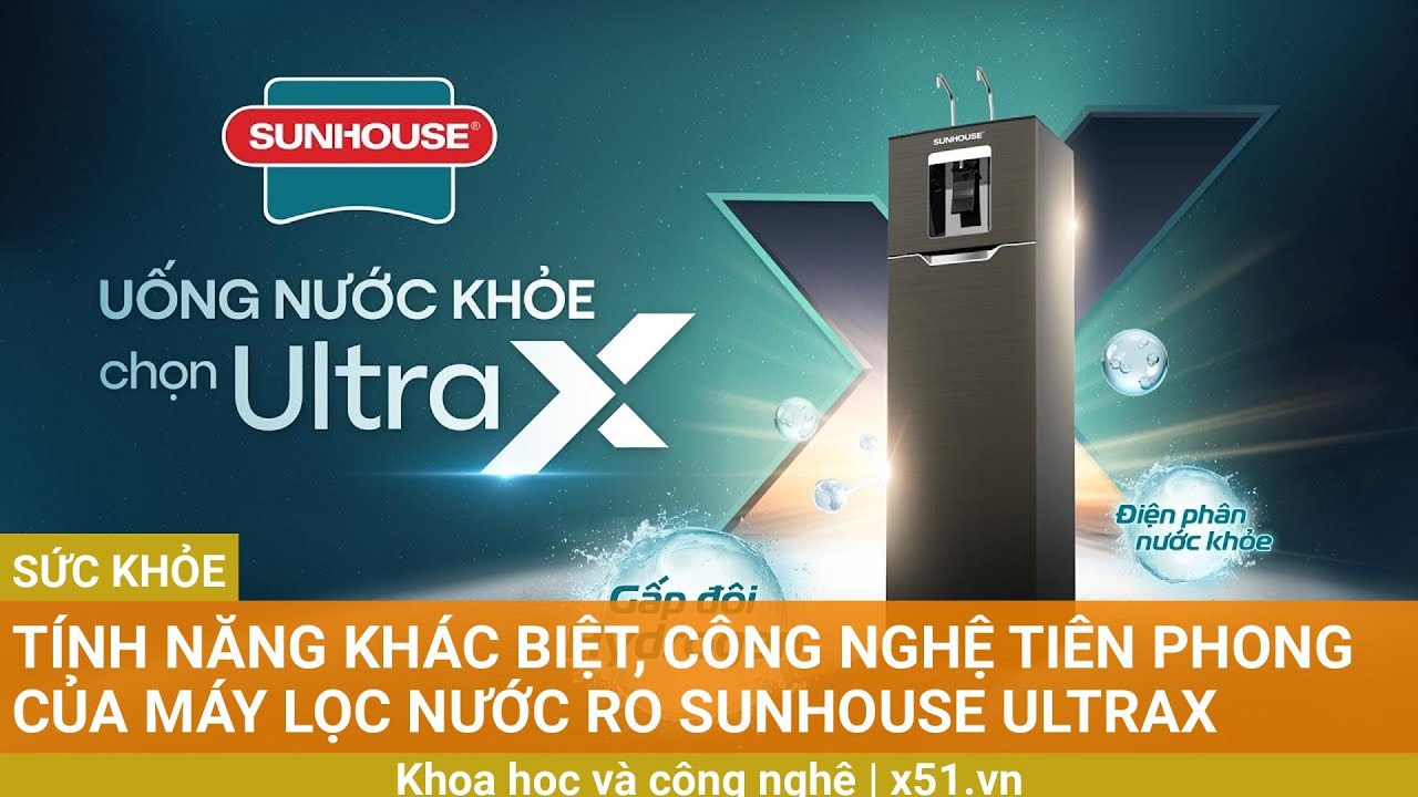 Tính năng khác biệt, công nghệ tiên phong của máy lọc nước RO Sunhouse UltraX - YouTube