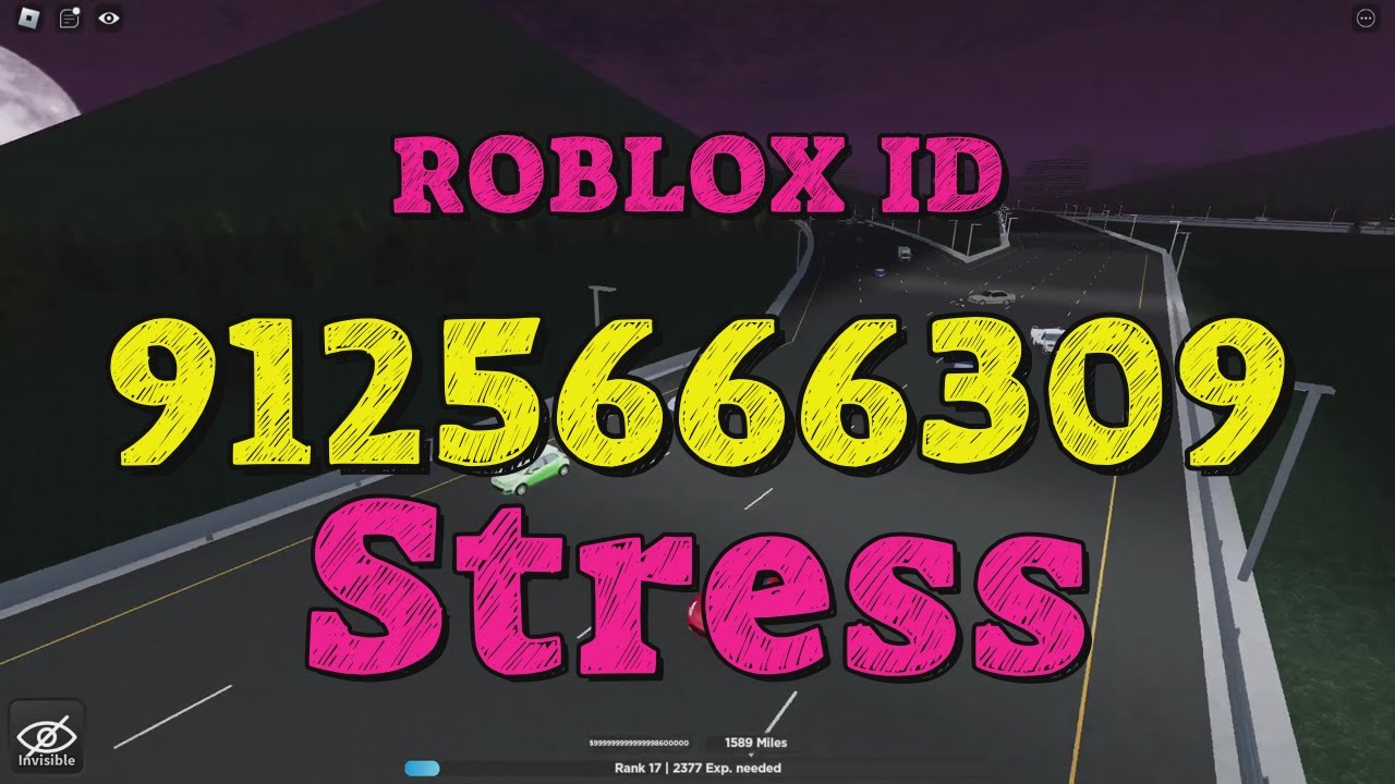 STRESS Roblox Song Codes - YouTube