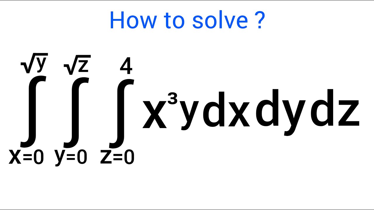 A Nice Integral Problem - YouTube
