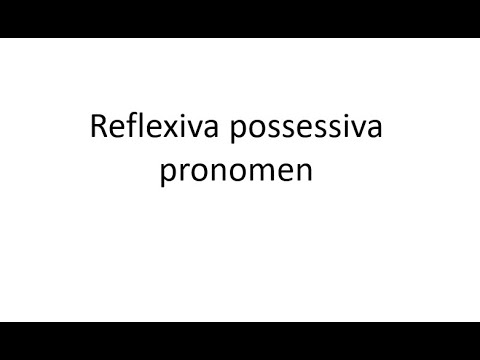 Reflexiva possessiva pronomen - YouTube