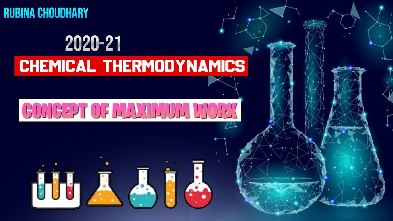 Chemical Thermodynamics Class 12 Lecture 8 Concept of Maximum Work ...