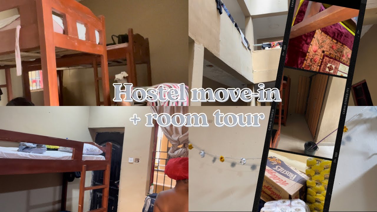 HOSTEL MOVE-IN DAY + ROOM TOUR - YouTube