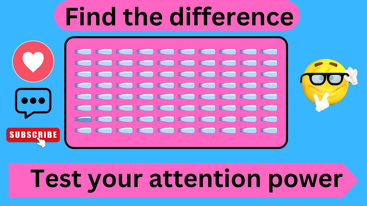 Find the difference in objects|| Odd one out object|| Spot the ...