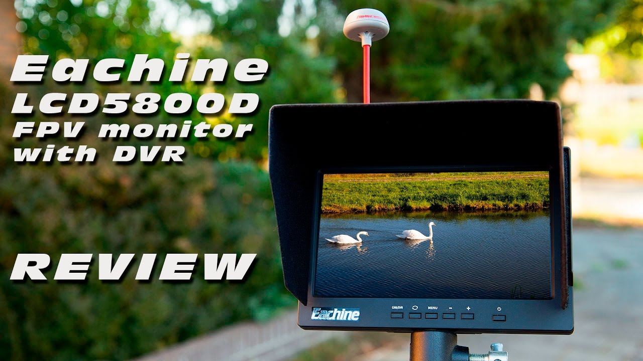 Eachine LCD5800D 40ch Affordable FPV Monitor with DVR - Full Review ...