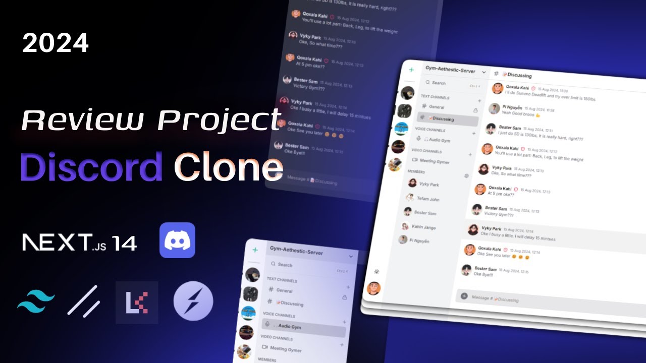 Review Full Stack Project Discord Clone Nextjs V14 React