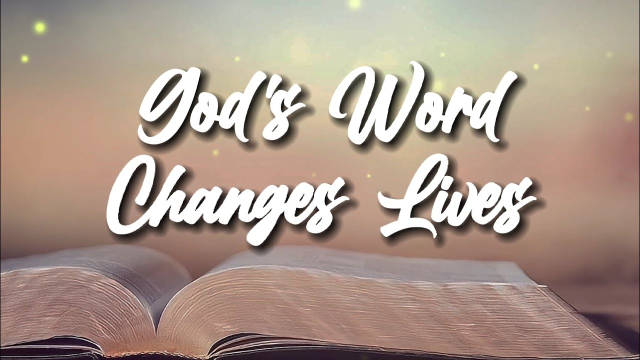 God's Word Changes Lives | Lyric video | Piano & Violin - YouTube
