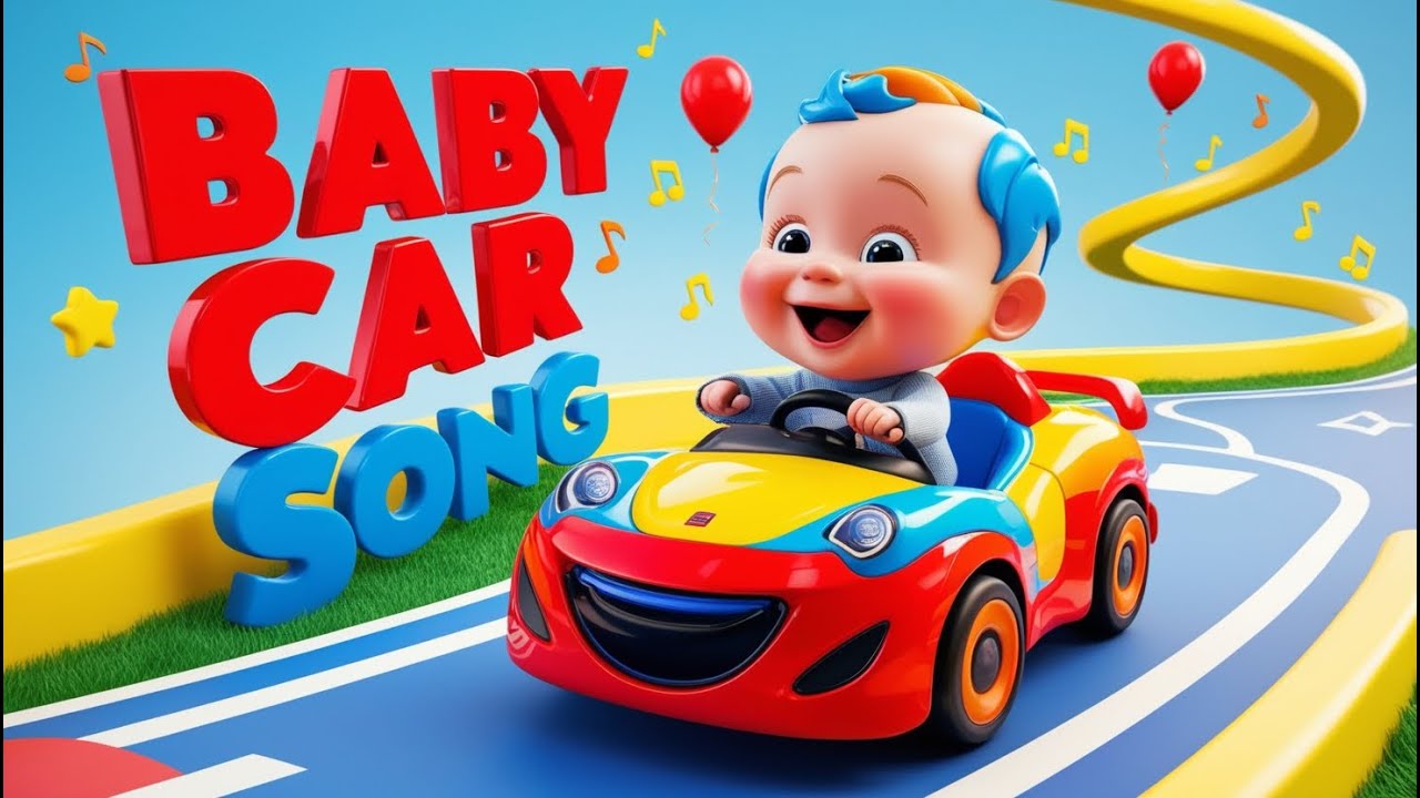 Baby Car Song | Fun & Bouncy Kids' Song | Animated Video for Toddlers # ...