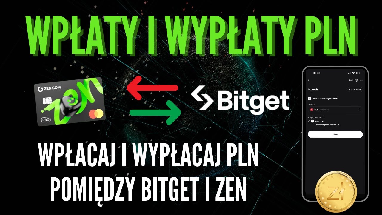 Bitget & ZEN – Jak Wpłacić i Wypłacić PLN? Krok po Kroku! 💰 - YouTube