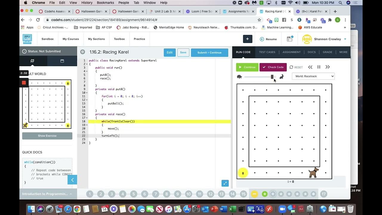 Racing Karel Challenge - YouTube