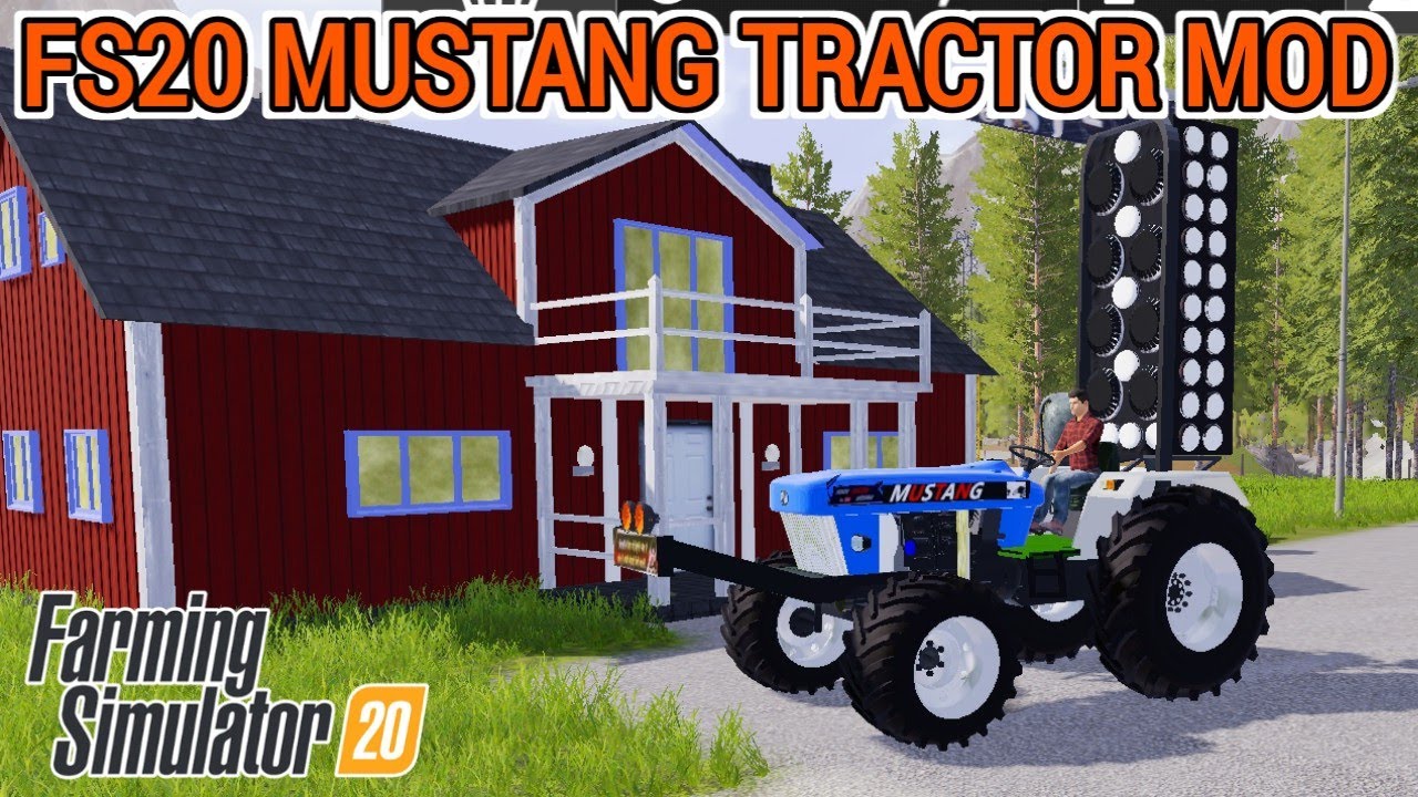 Fs20 Mustang 3630 Tractor Mod || Farming Simulator 20 || fs20 Indian ...