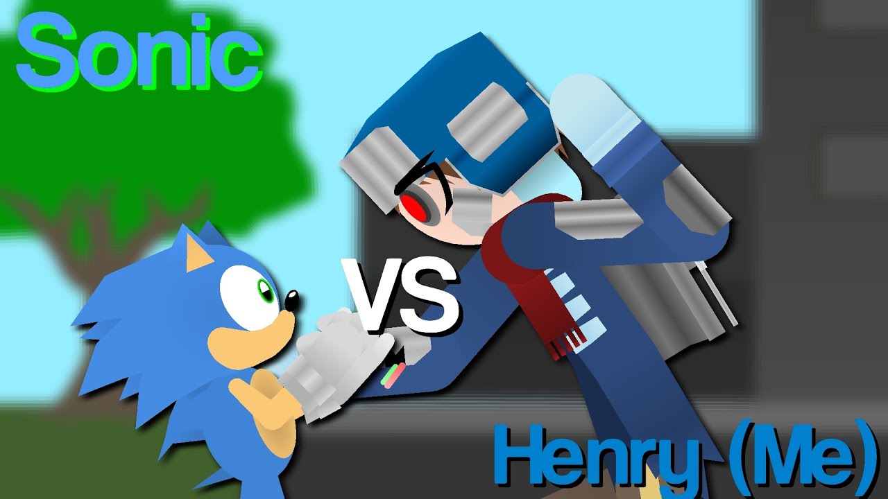 Sonic Vs Henry (Me) - Stick Nodes Animation - YouTube
