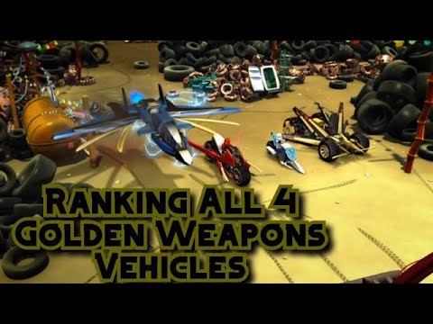 NINJAGO: All Golden Weapons Vehicles Ranked!!! - YouTube