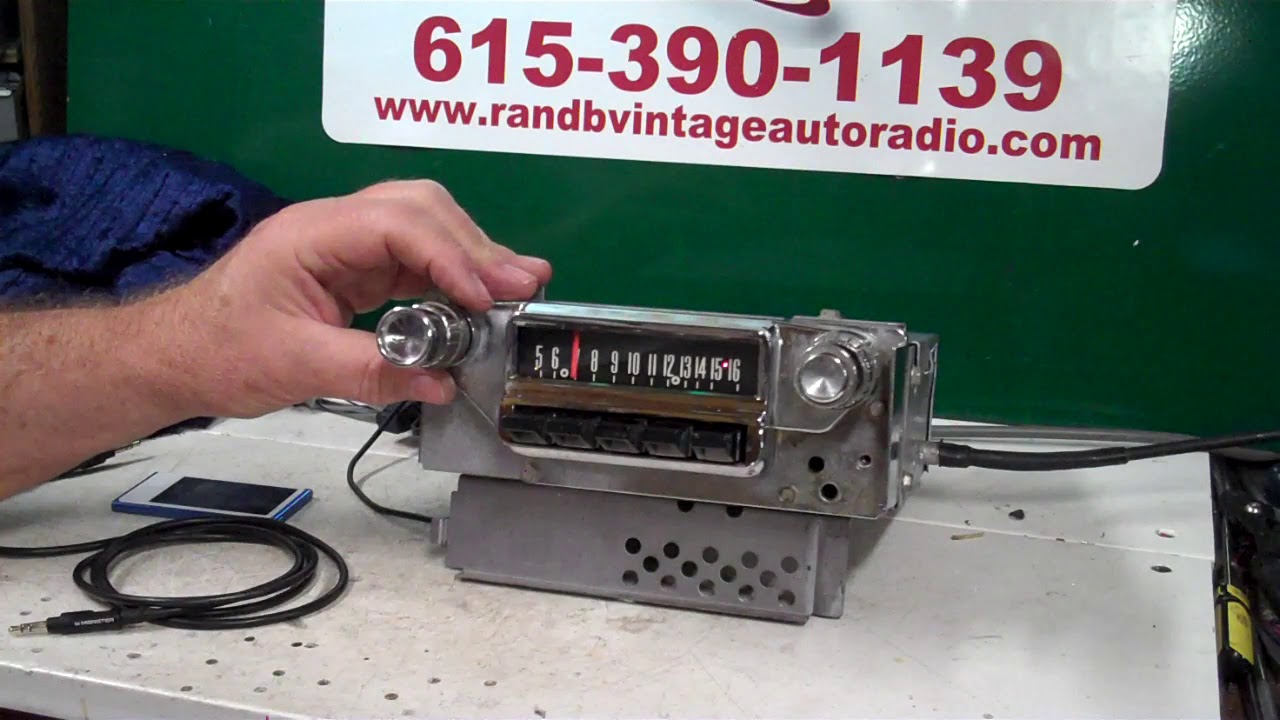 1964 Ford Falcon original AM radio - YouTube