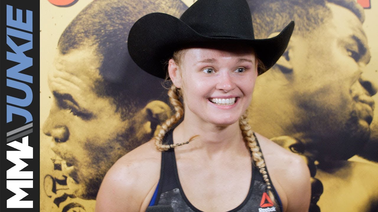 UFC on ESPN 1: Andrea Lee full post fight interview - YouTube