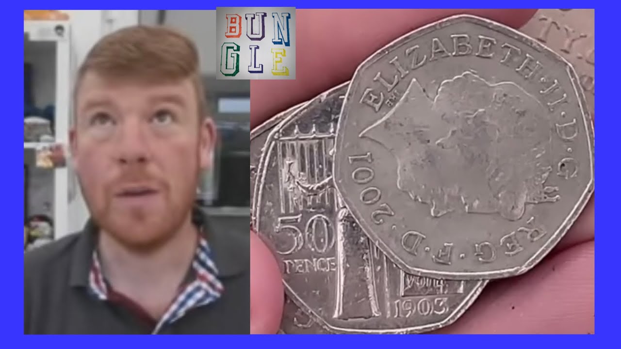 One Of My Favourite Coins Found! 50p and £2 Coin Hunting #4 - YouTube